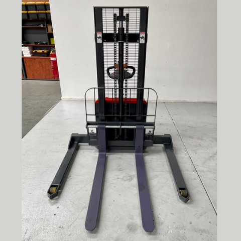Buy Online 1.3T Full Electric Adjustable Straddle Stacker 2.5M Lift ...