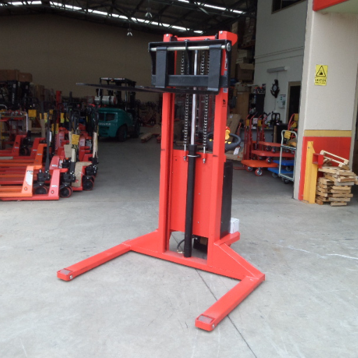 Buy Online 1.5Ton Semi-Electric Straddle Stacker Lifter 1.6M Lift ...