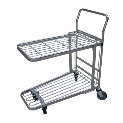 Buy Online 175kg Rated 2 Tier Nesting Platform Trolley Australia - OzJack
