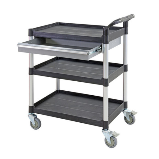 Buy Online 250kg Rated Triple Deck Tool Trolley with Drawer Australia ...