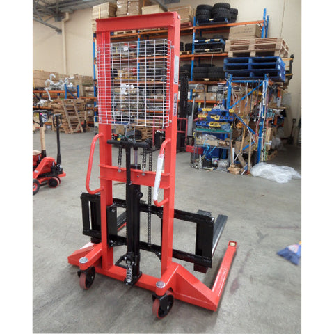 Buy Online 1.6M Manual Straddle Pallet Stacker 1Ton Australia - OzJack