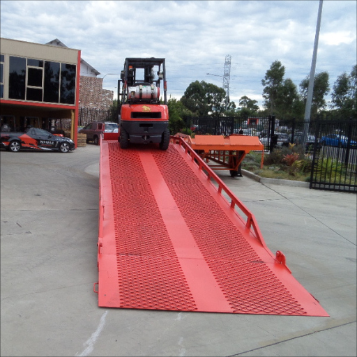 Buy Online Movable Yard Dock Ramp 8Ton Solid Tyres Australia - OzJack